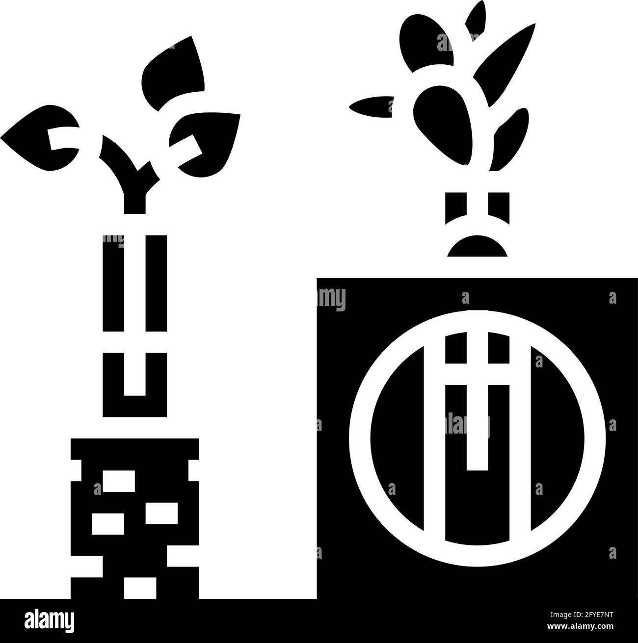 integration station glyph icon vector illustration Stock Vector Image ...