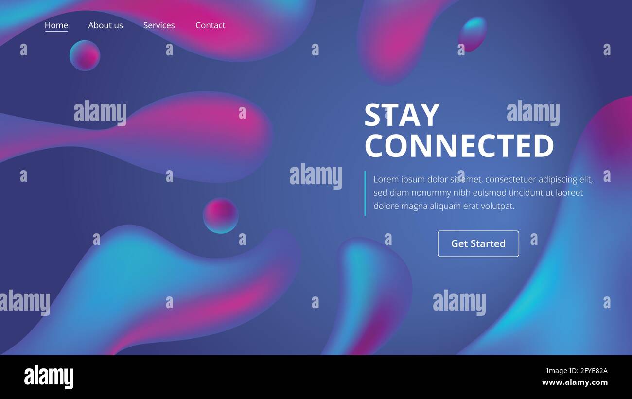 Round organic and fluid shapes background. Abstract geometric elements ...