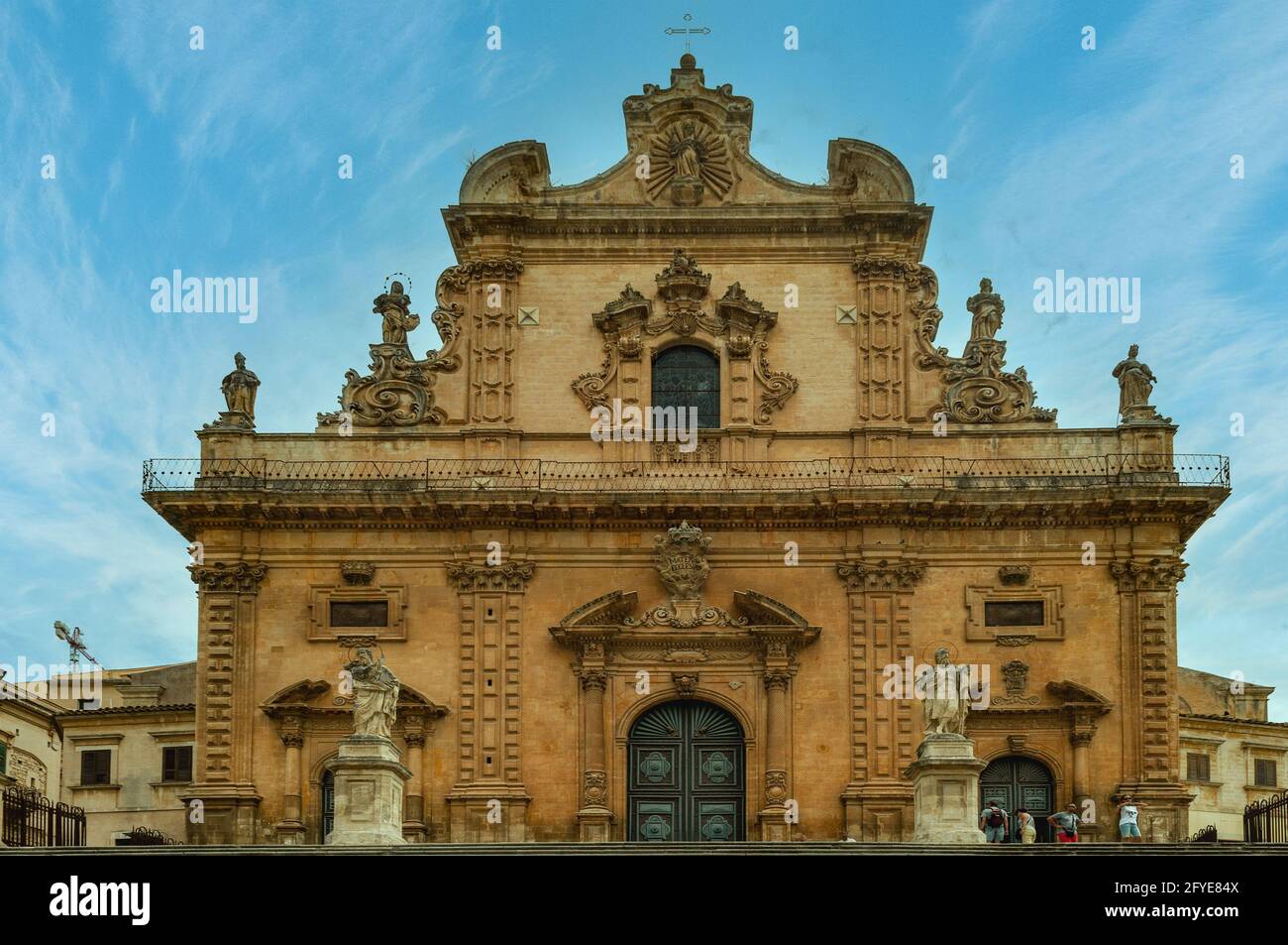 Church of St Peter's, Modica Bassa, Sicily, Italy Stock Photo - Alamy
