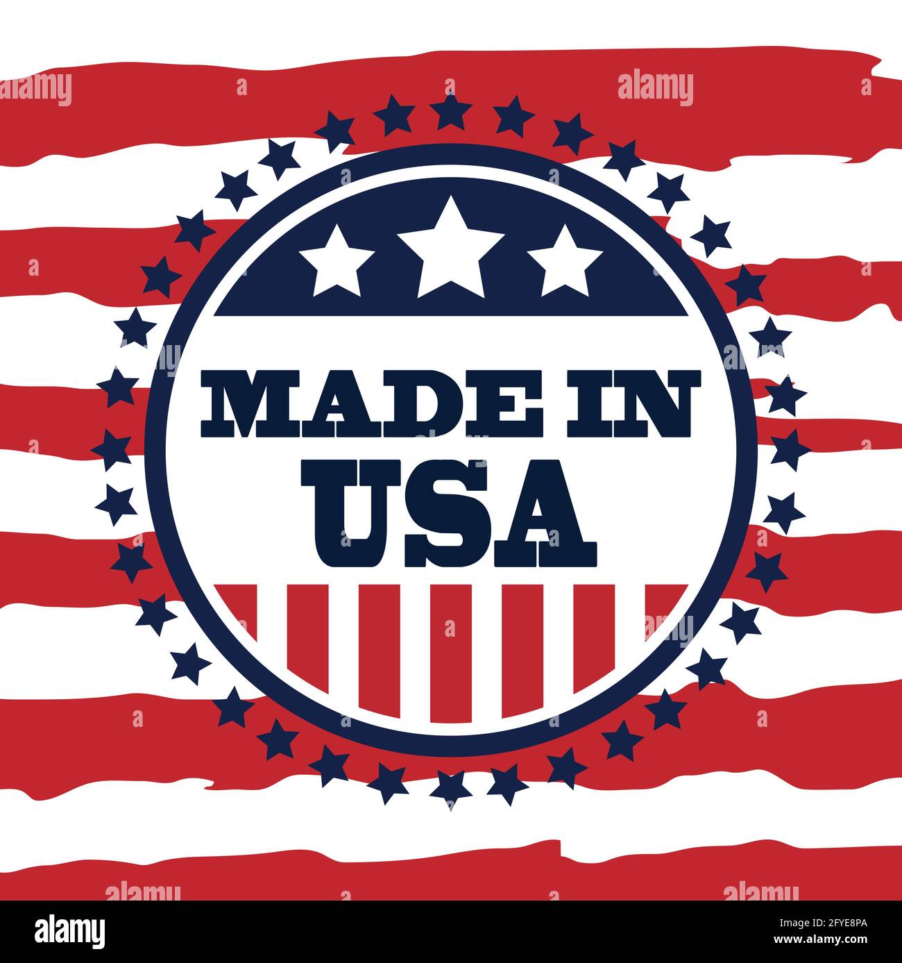 Flag of usa factory Stock Vector Images - Alamy