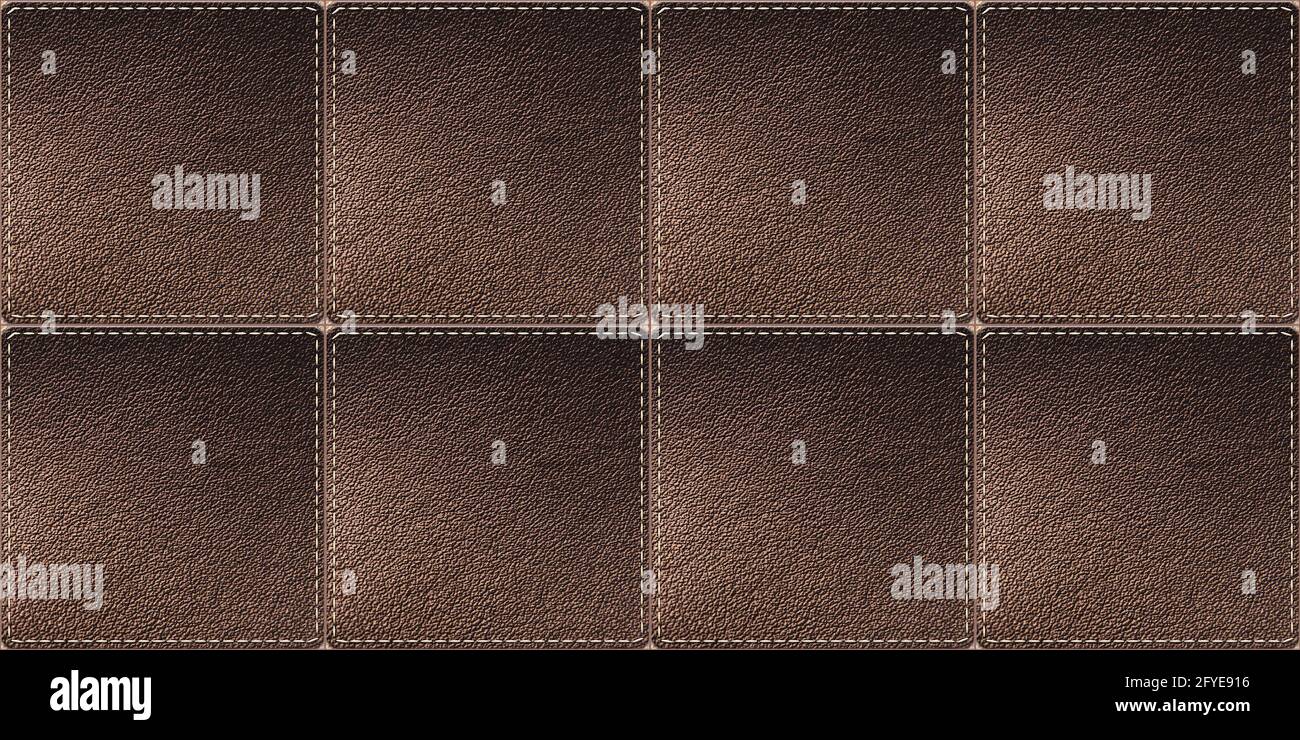brown color square shape design 3D illustration image Stock Photo - Alamy