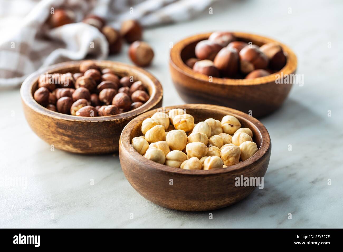 Hazelnut kernels hi-res stock photography and images - Alamy
