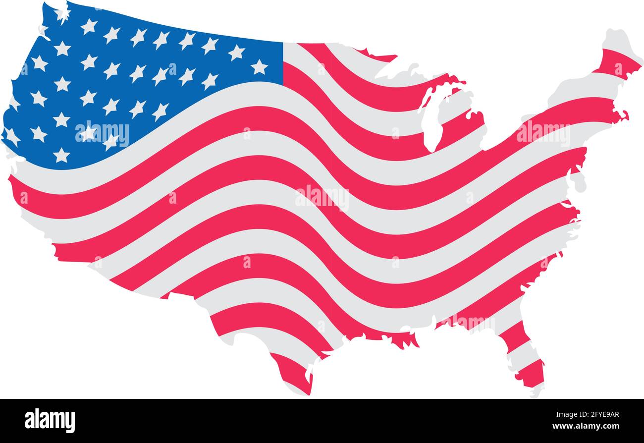 usa map representation Stock Vector Image & Art - Alamy