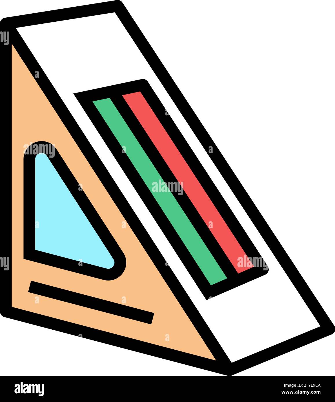 sandwich box color icon vector illustration Stock Vector Image & Art ...