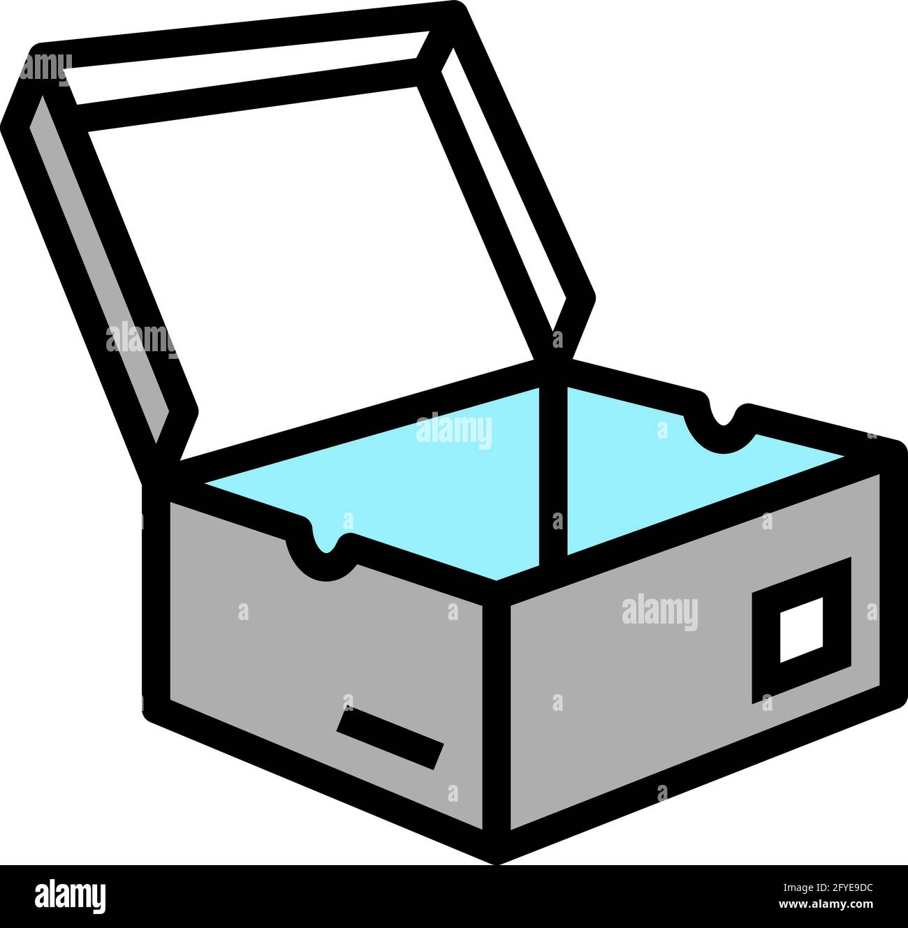 men shoes box color icon vector illustration Stock Vector Image & Art ...