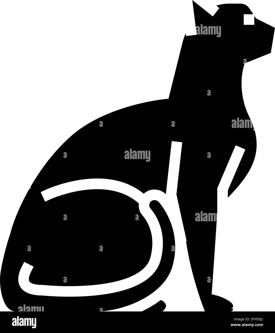 Guinea pig pet glyph icon Stock Vector Images - Alamy