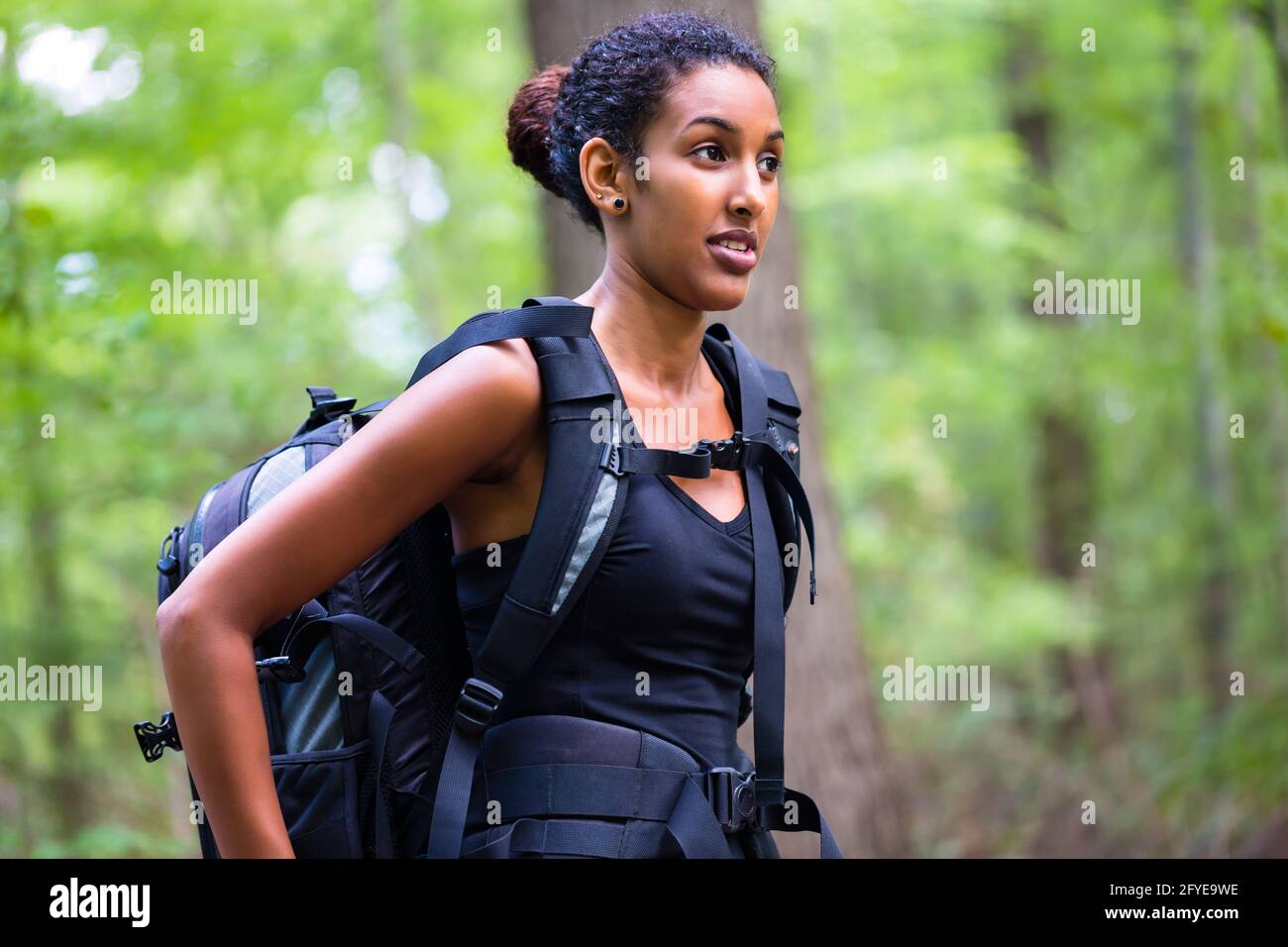Walking woods african hi-res stock photography and images - Alamy