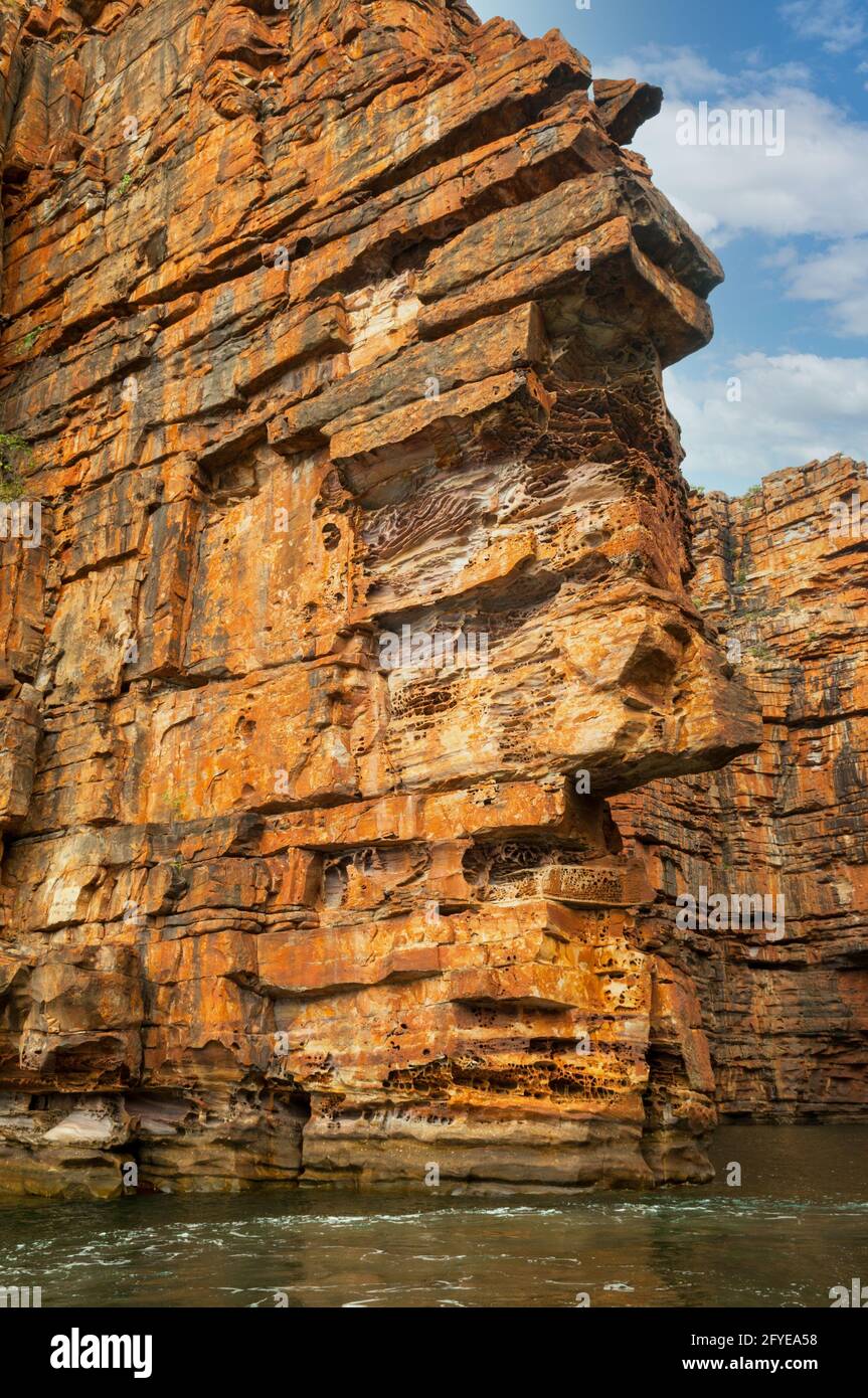 Gorge on King George River, the Kimberley, Western Australia, Australia ...