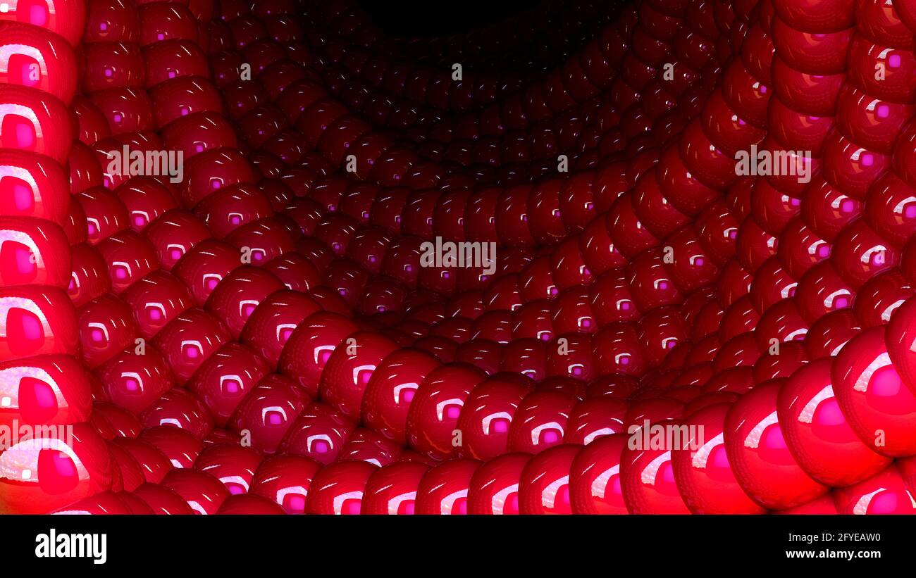 Abstract background with health and medicine theme. Symbolic gut or ...