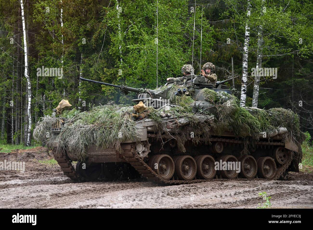 Tapa. 27th May, 2021. The Estonian Defense Forces (EDF) Spring Storm ...