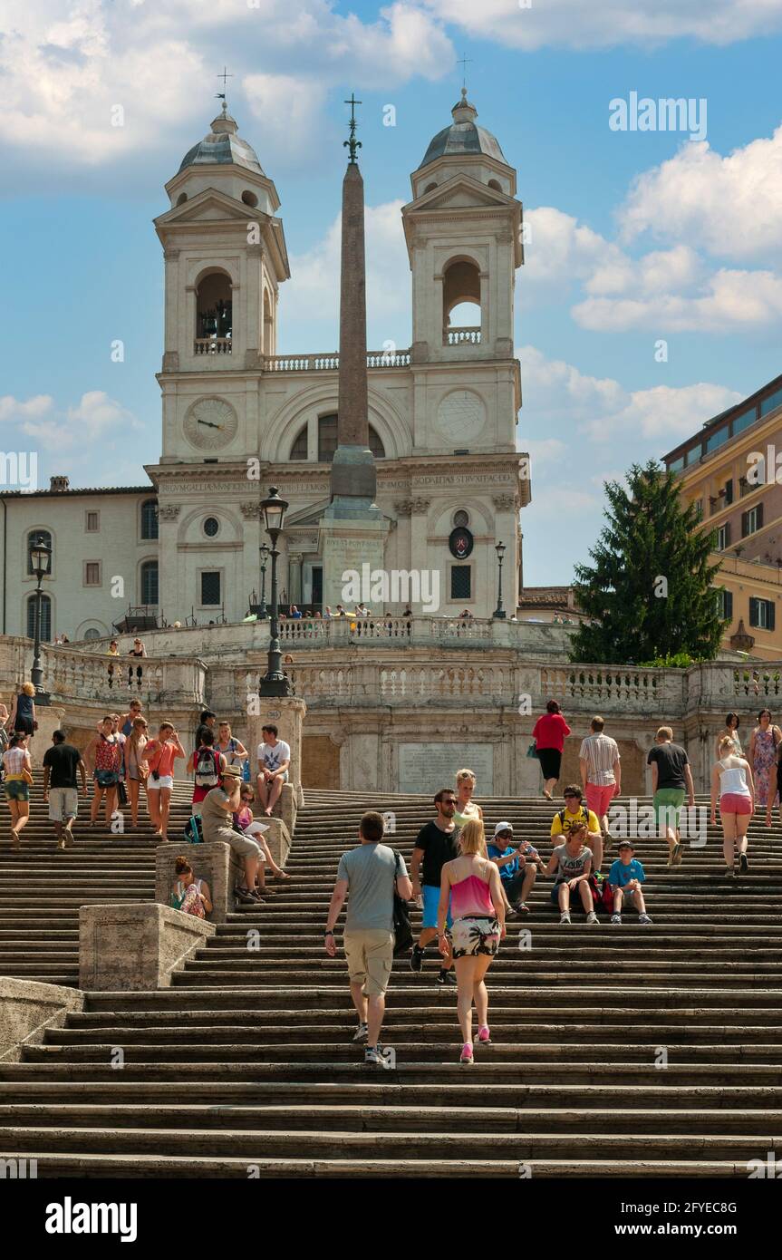 Spanish Steps, Rome, Italy Stock Photo - Alamy