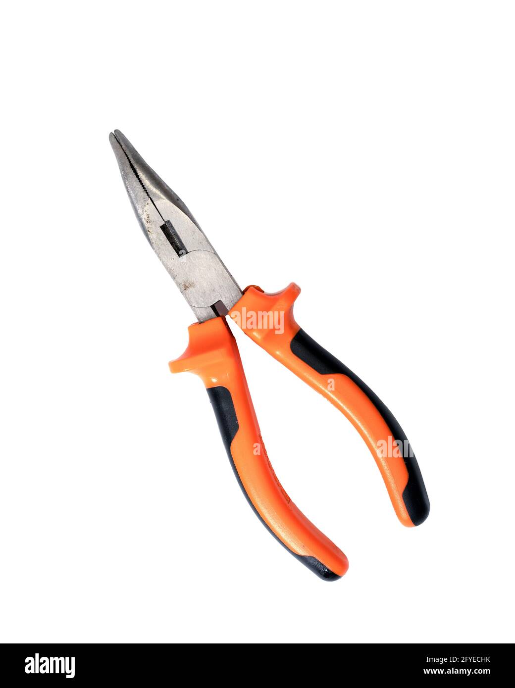 round pliers hand tool isolated on white background Stock Photo - Alamy