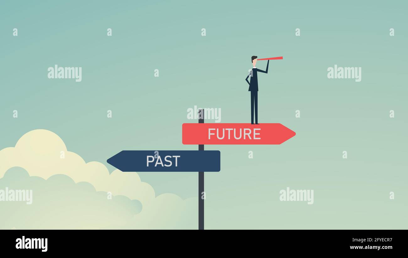 Past present future aging Stock Vector Images - Alamy