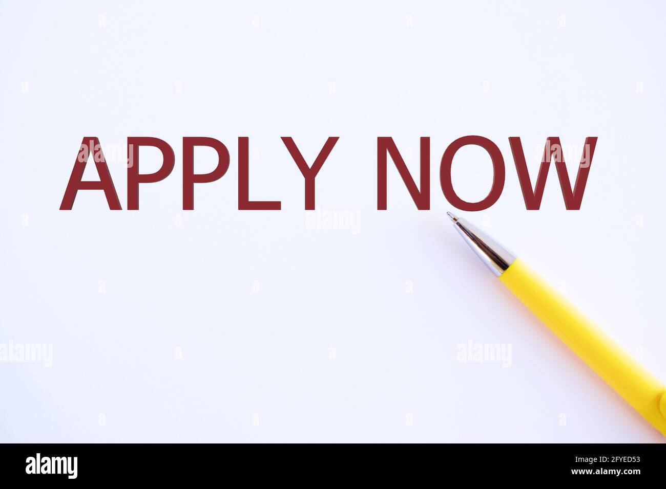 Now hiring sign showing job hi-res stock photography and images - Alamy