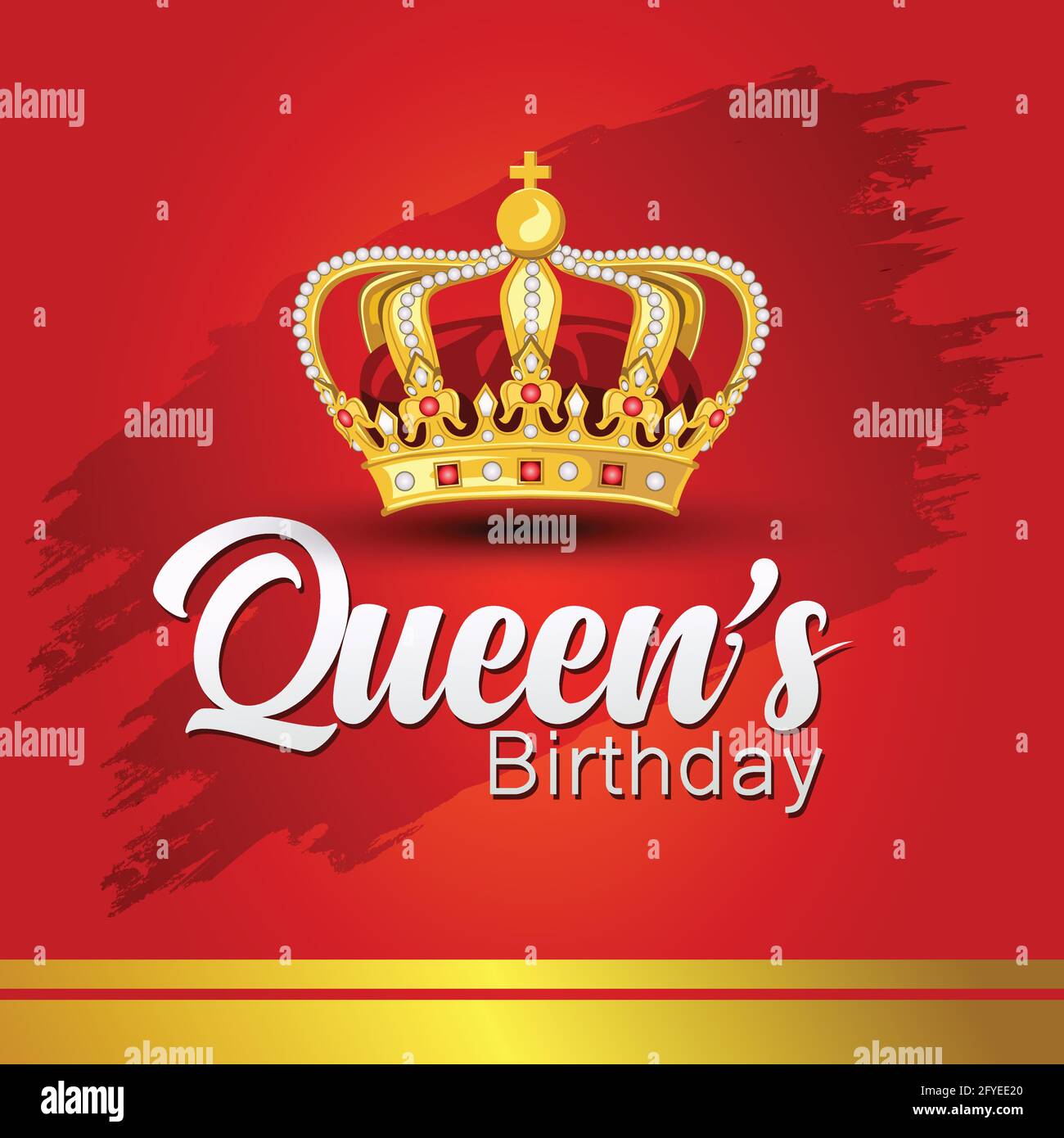 100 queen birthday card hi-res stock photography and images - Alamy
