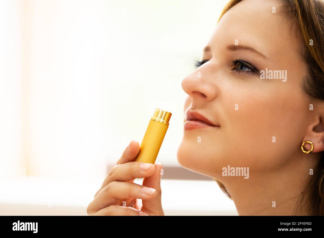Human nose smell hi-res stock photography and images - Alamy