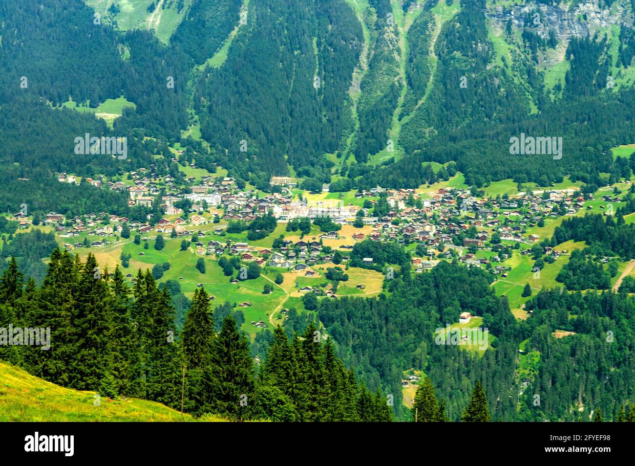 Grütschalp switzerland hi-res stock photography and images - Alamy
