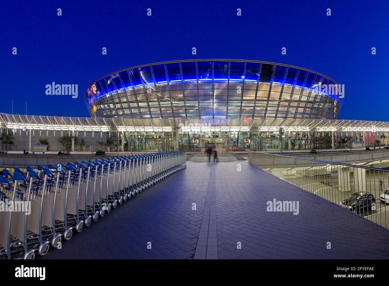 FRANCE. ALPES MARITIMES (06) NICE COTE D'AZUR AIRPORT. TERMINAL 2 Stock ...