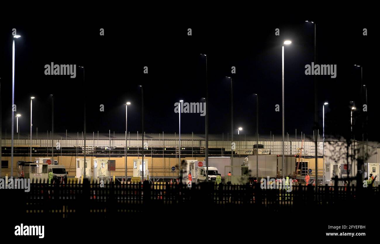 Sevington inland border facility hi-res stock photography and images ...