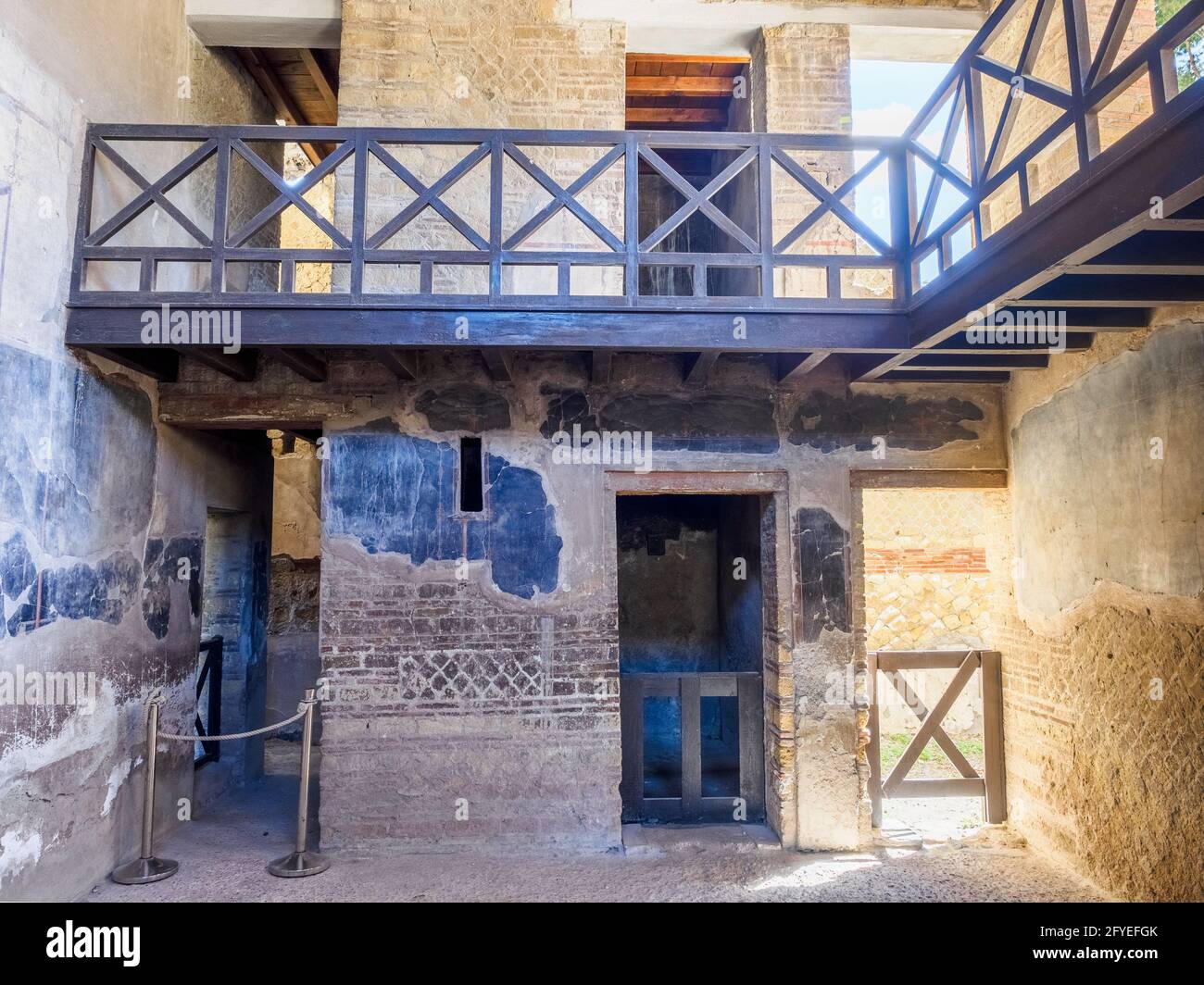 Small square atrium (main hall) - House of the Deer (Casa dei Cervi ...