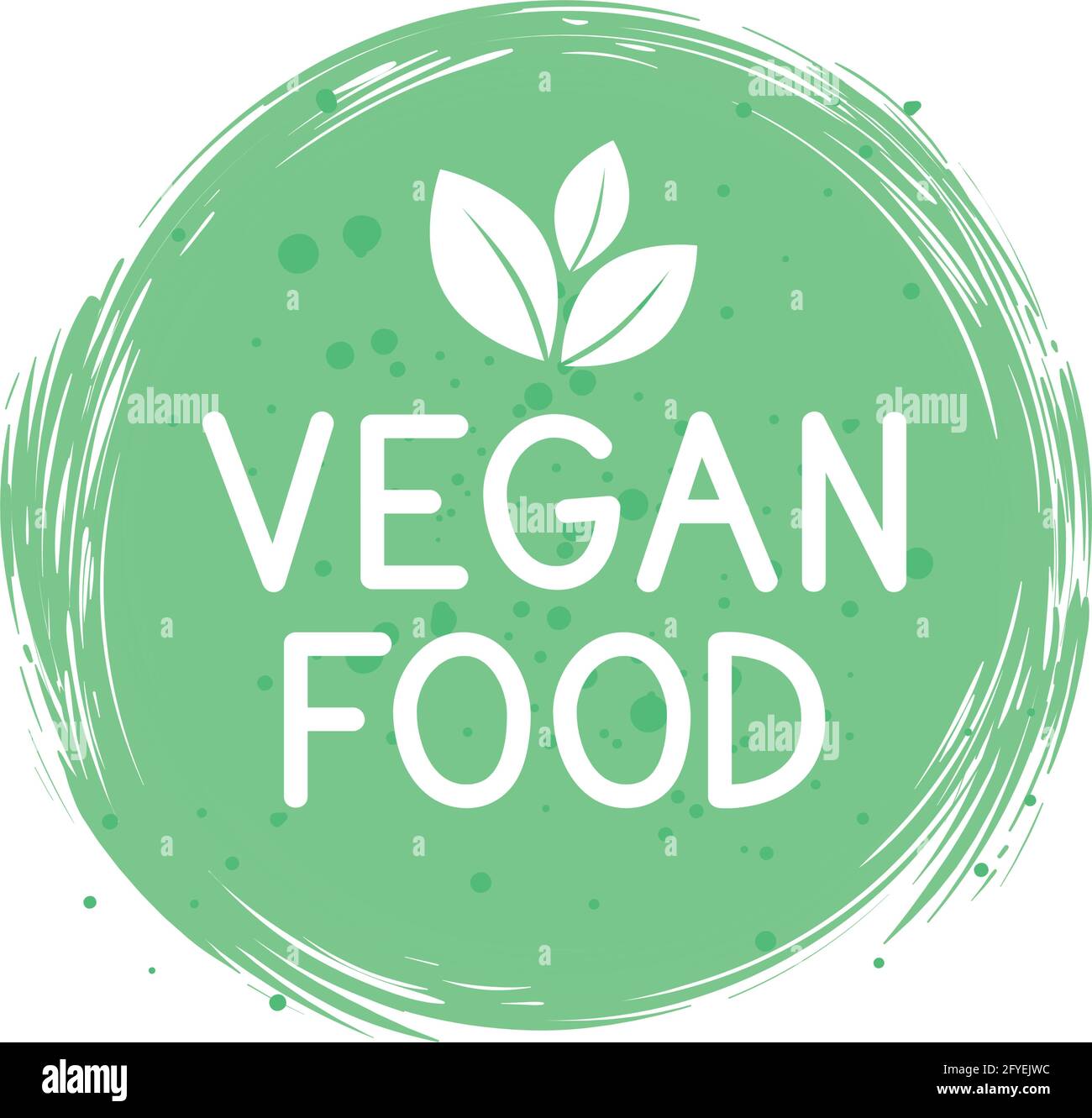 vegan food label Stock Vector Image & Art - Alamy