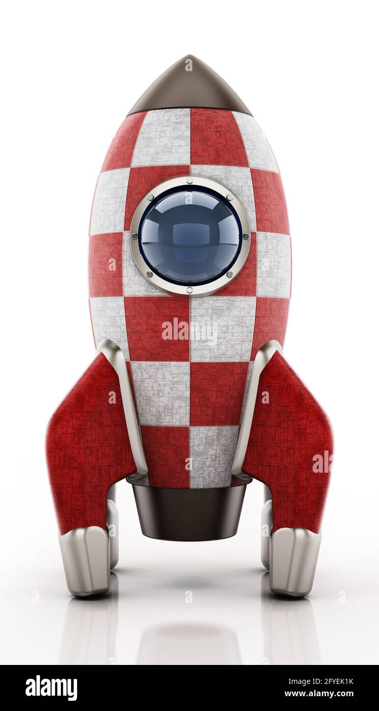 Retro Rocket Illustration High Resolution Stock Photography and Images ...