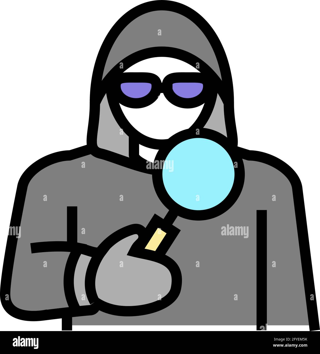 covert operations color icon vector illustration Stock Vector Image ...