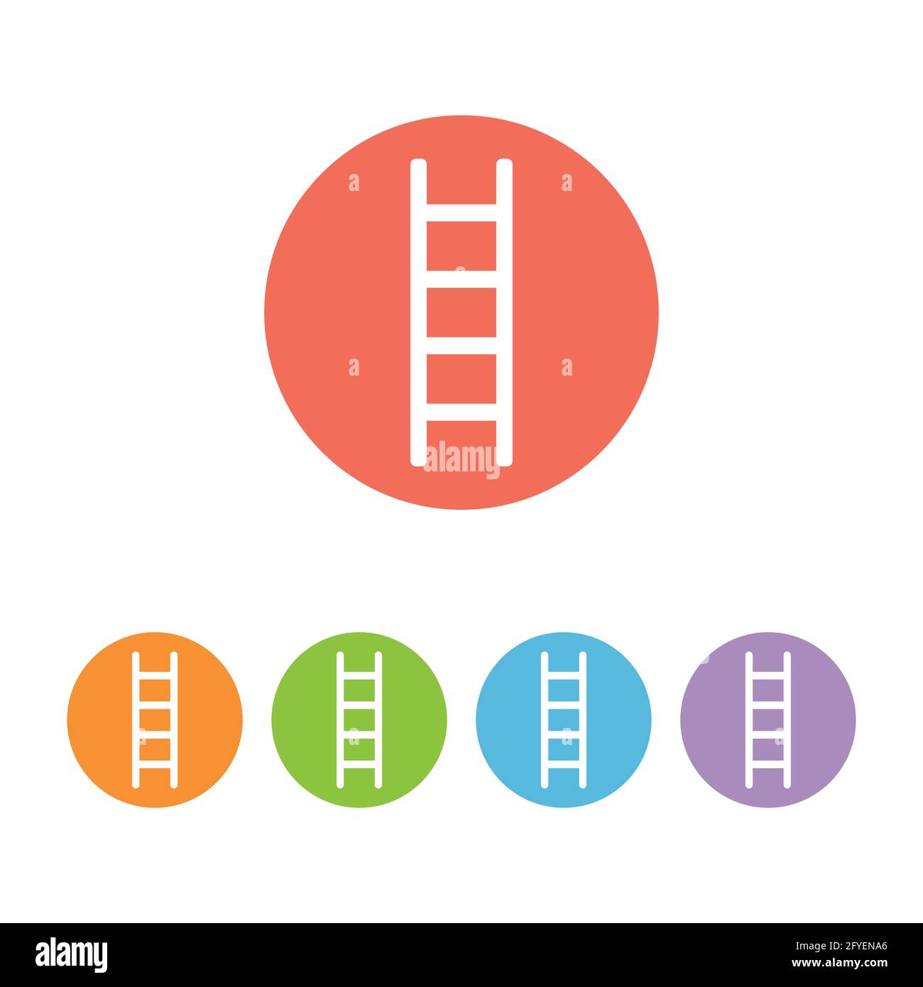 Ladder icon vector business symbol for graphic design, logo, web site ...
