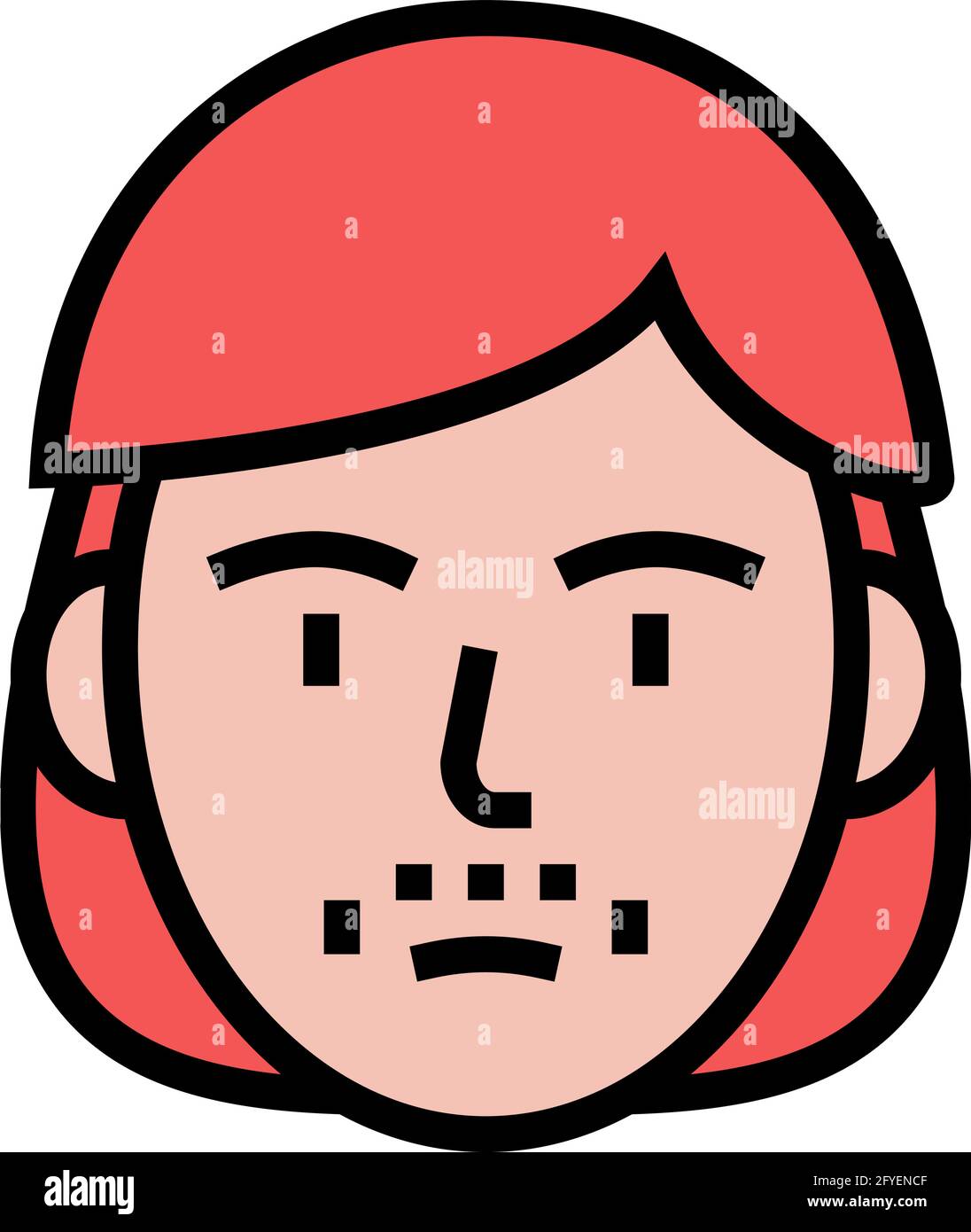 mustache face shave color icon vector illustration Stock Vector Image ...