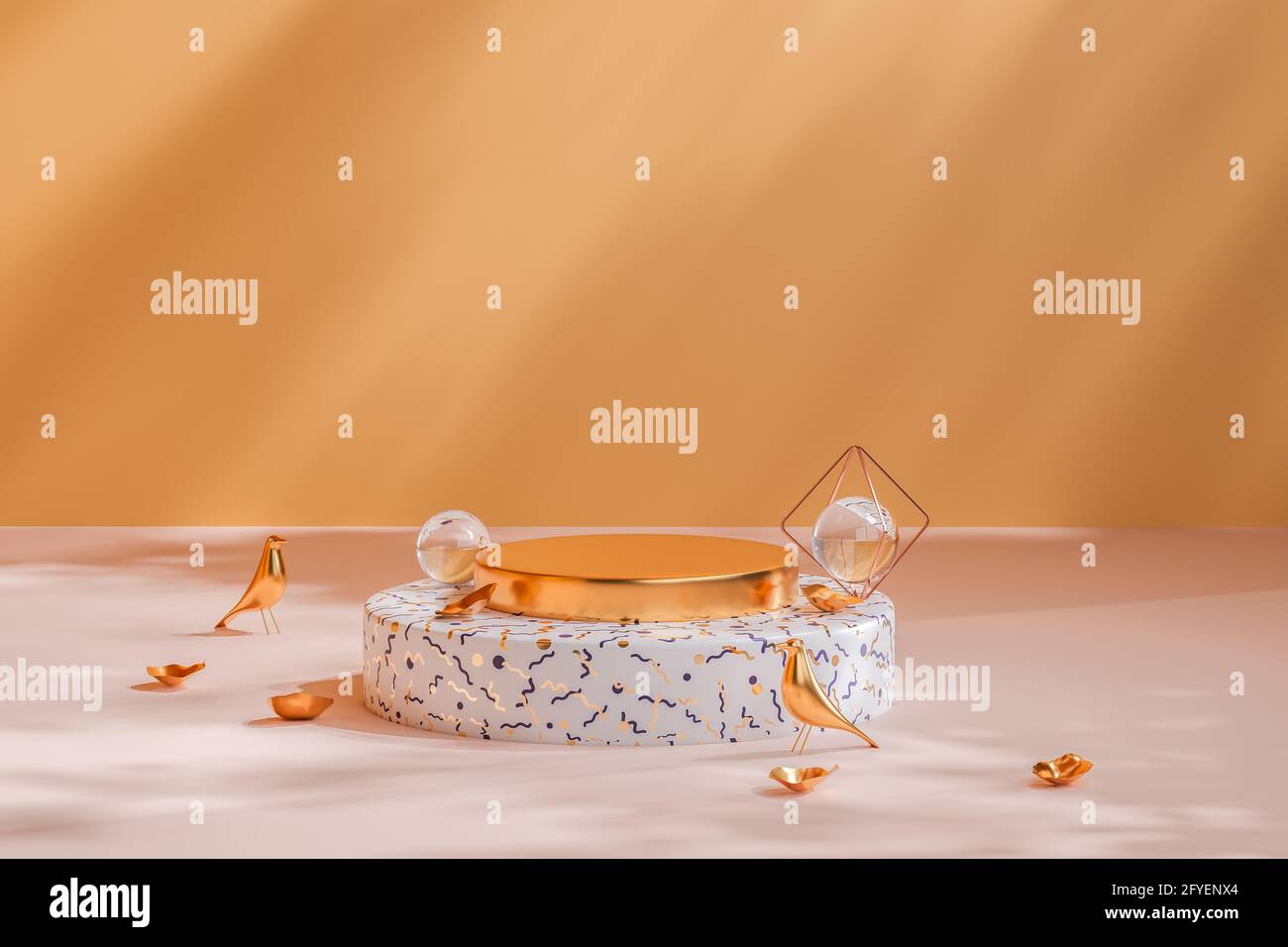 Geometric shapes platforms product hi-res stock photography and images ...