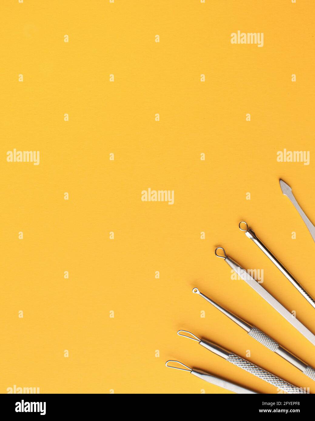Cosmetic tools for manual cleaning of the face of problem skin place ...