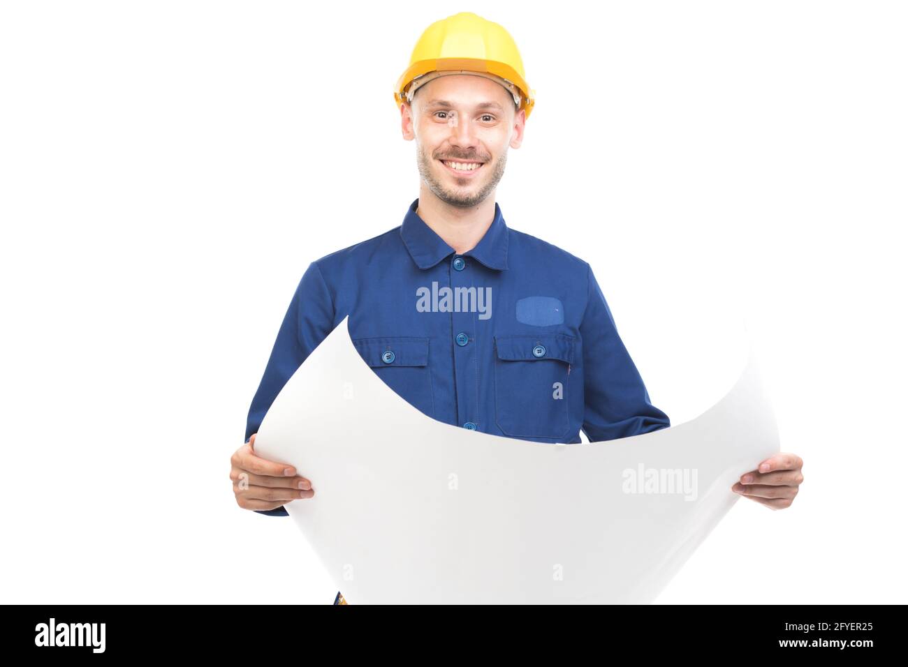 Horizontal medium portrait of modern handsome young adult Caucasian ...