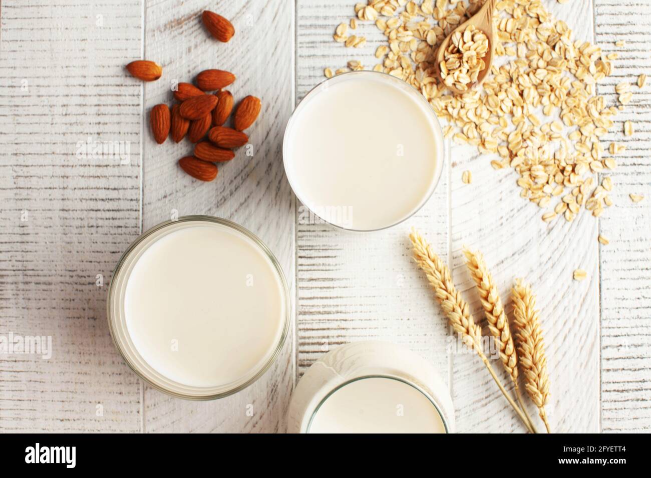 Different types of lactose-free milk, an alternative to dairy products ...