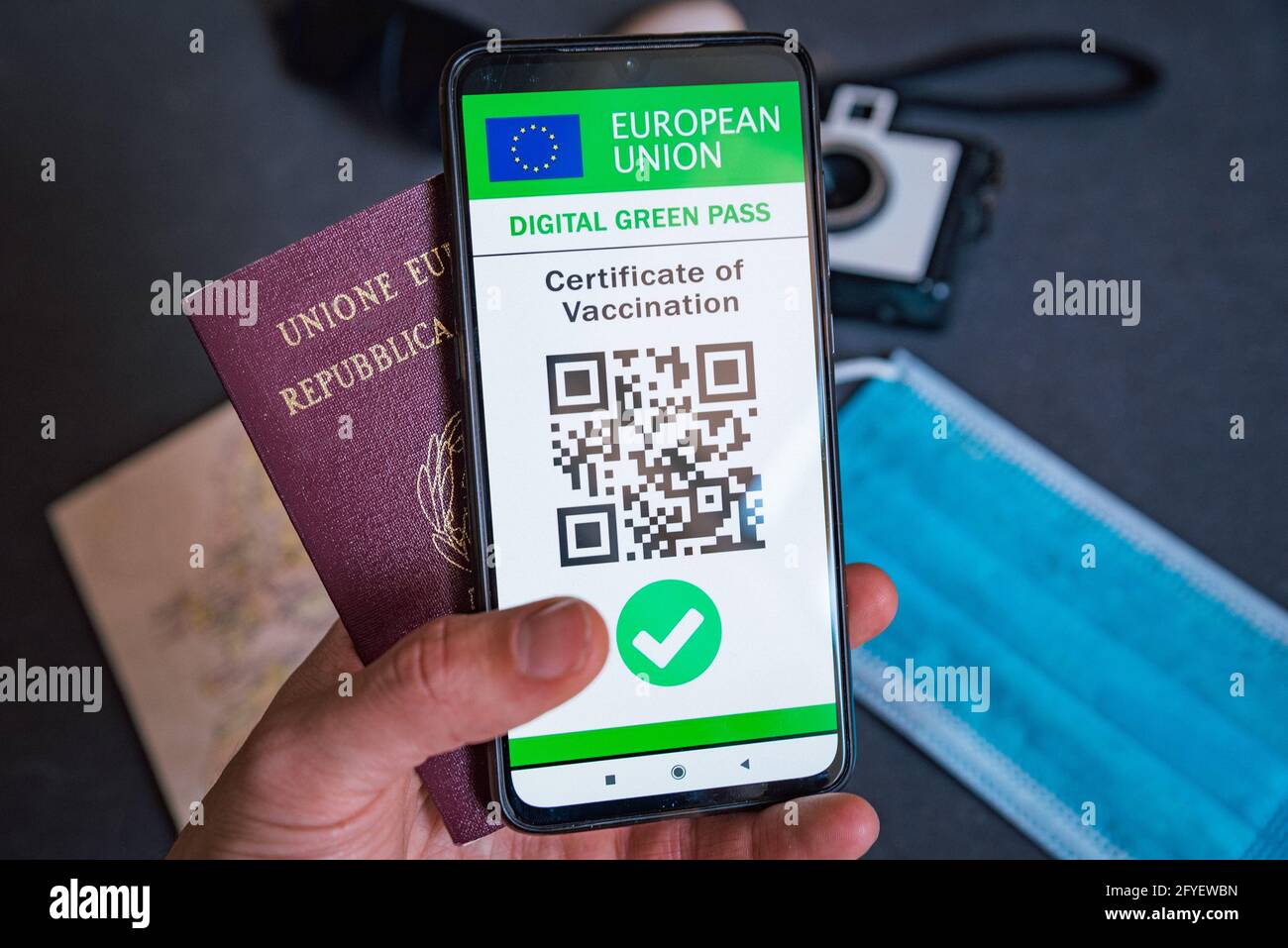 Eu green travel pass hi-res stock photography and images - Alamy
