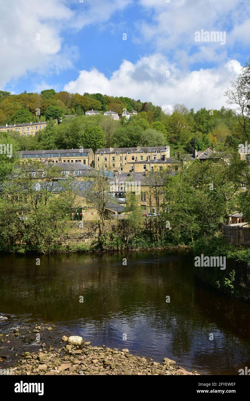 Hebden bridge town centre hi-res stock photography and images - Alamy