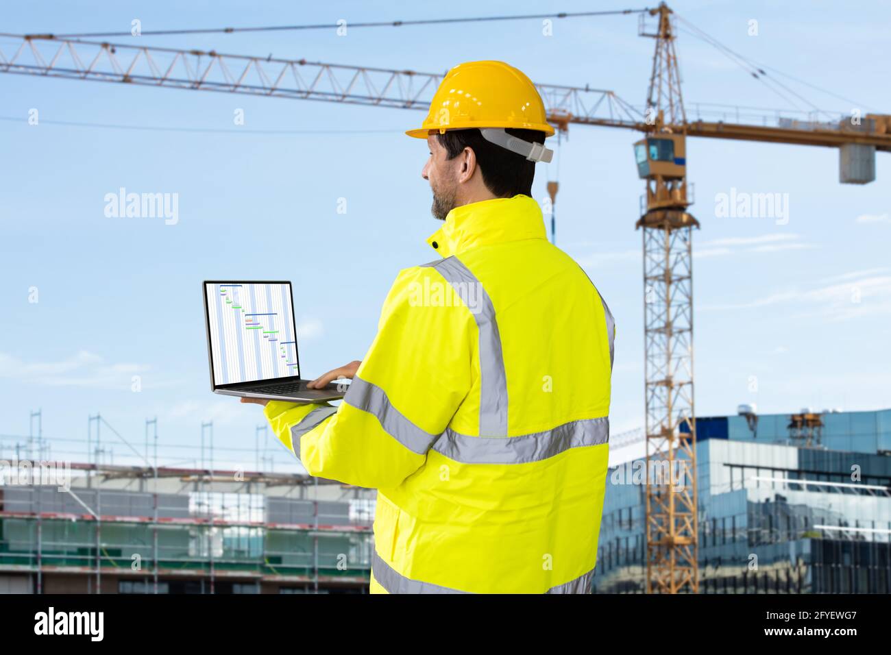 Man in helmet architect engineer hi-res stock photography and images ...