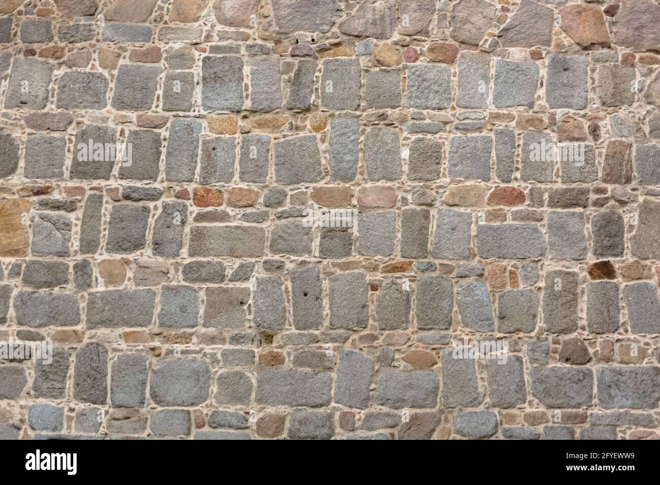 Architecture textures, detailed and rustic of paired masonry granite ...
