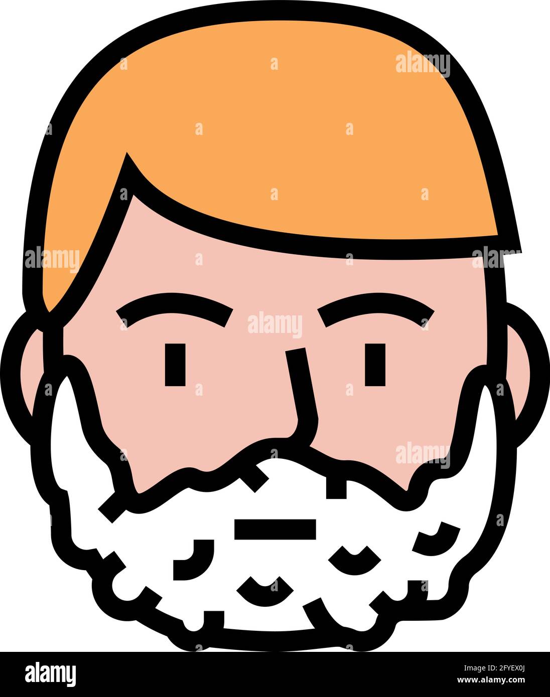 foam for shave on man face color icon vector illustration Stock Vector ...