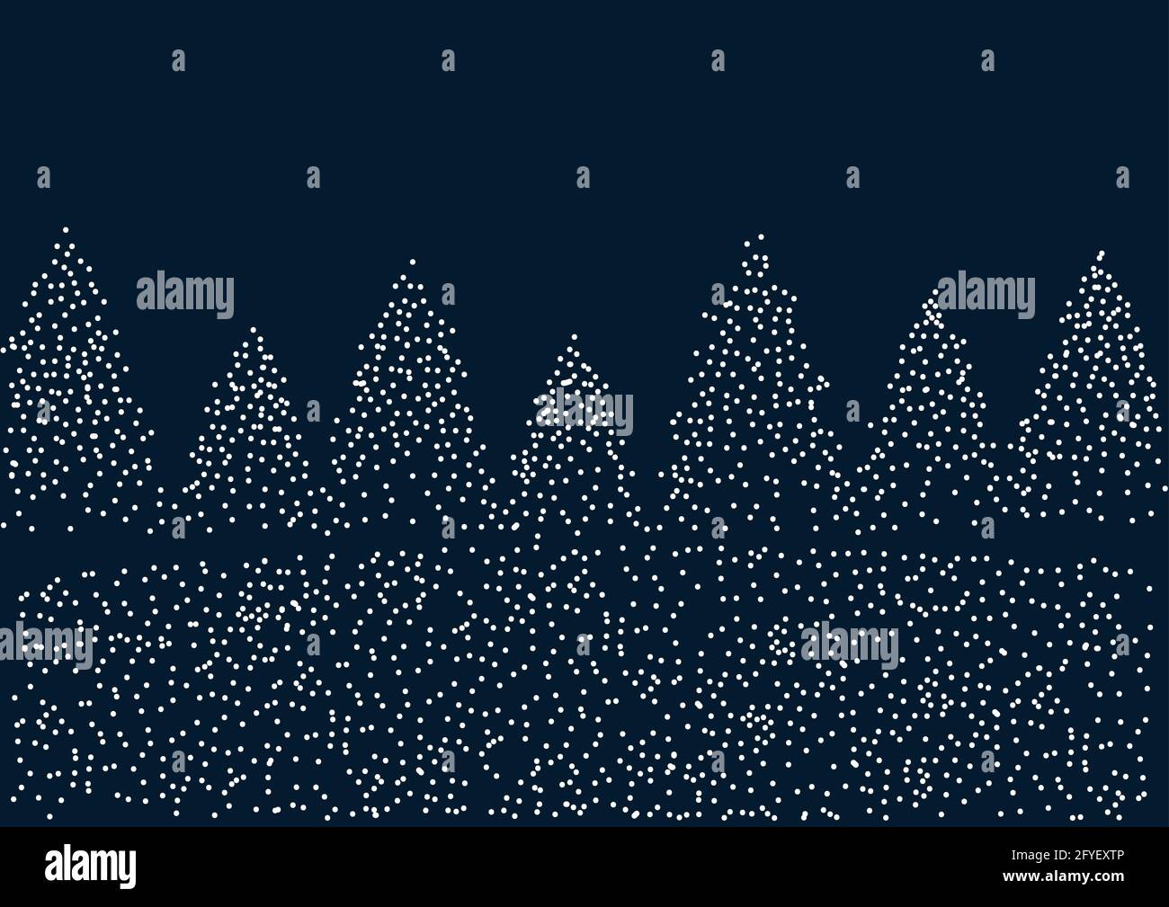Snow falling in night sky Stock Vector Images - Alamy