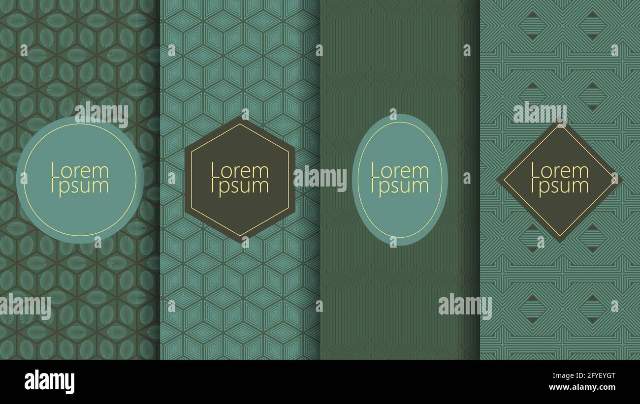 Excellent pattern set. Repeatable geometric texture. In the swatches ...