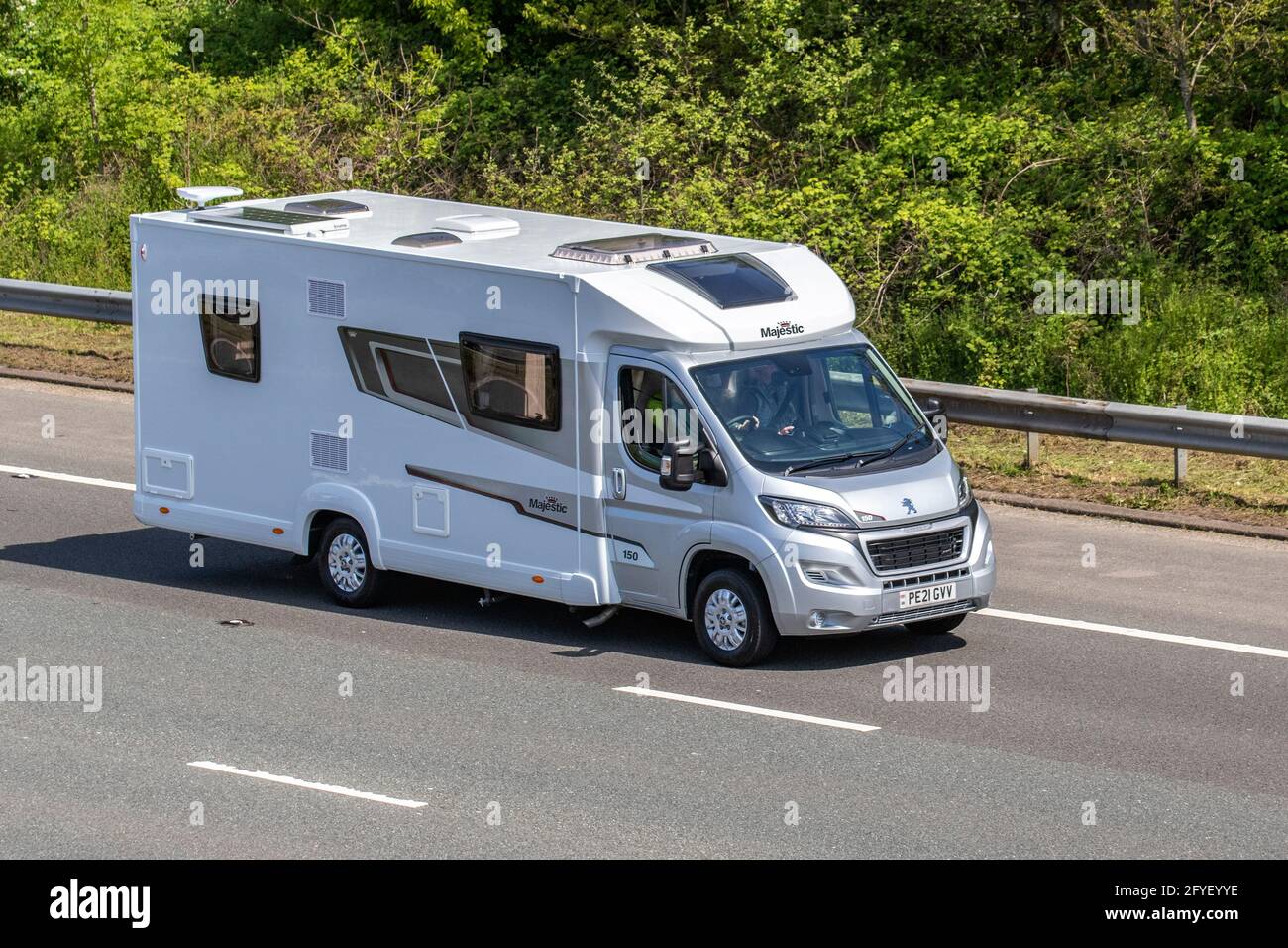Silver campervan hi-res stock photography and images - Alamy