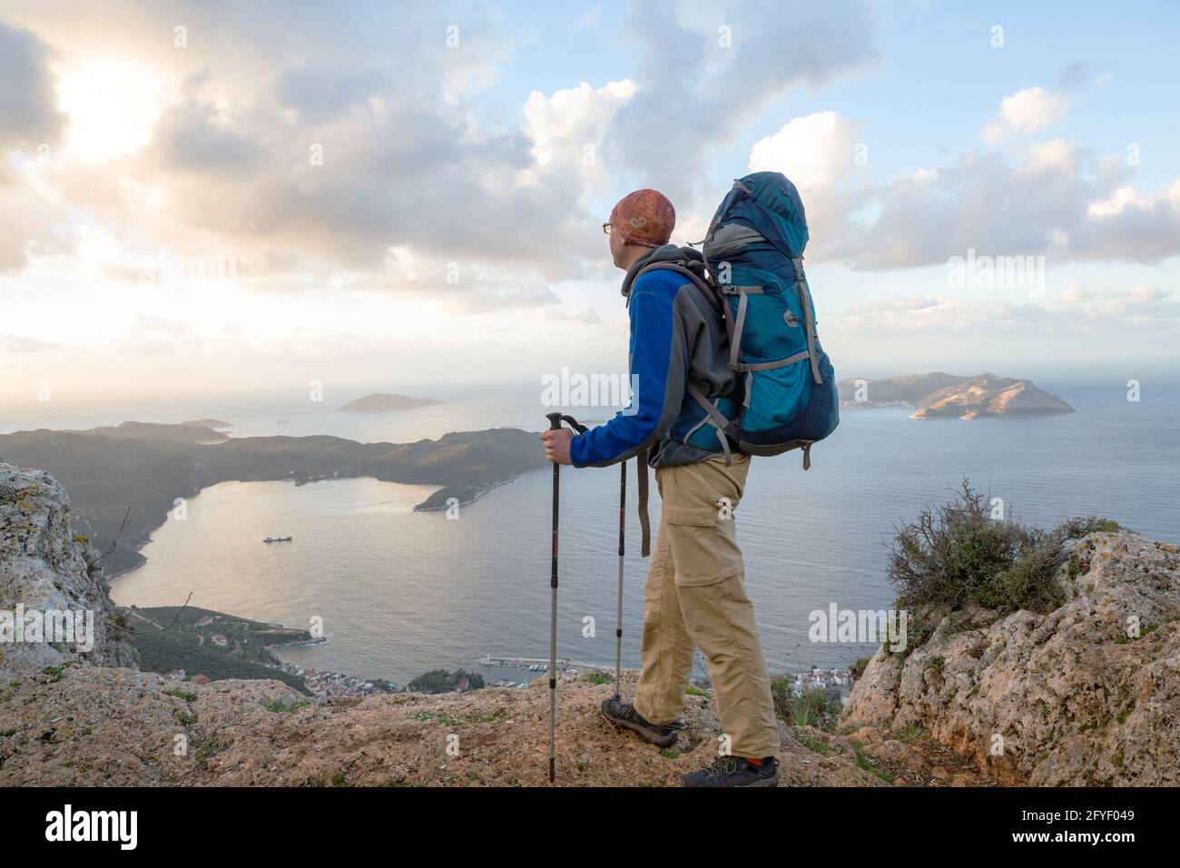 Beautiful nature landscapes in Turkey mountains. Lycian way is famous ...