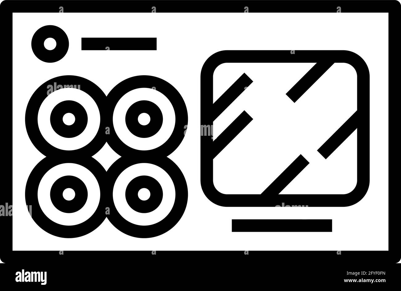 sushi box line icon vector illustration Stock Vector Image & Art - Alamy