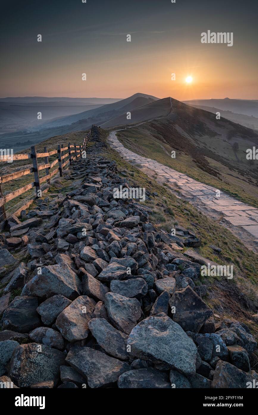 The Great Ridge Hope Valley Stock Photo - Alamy