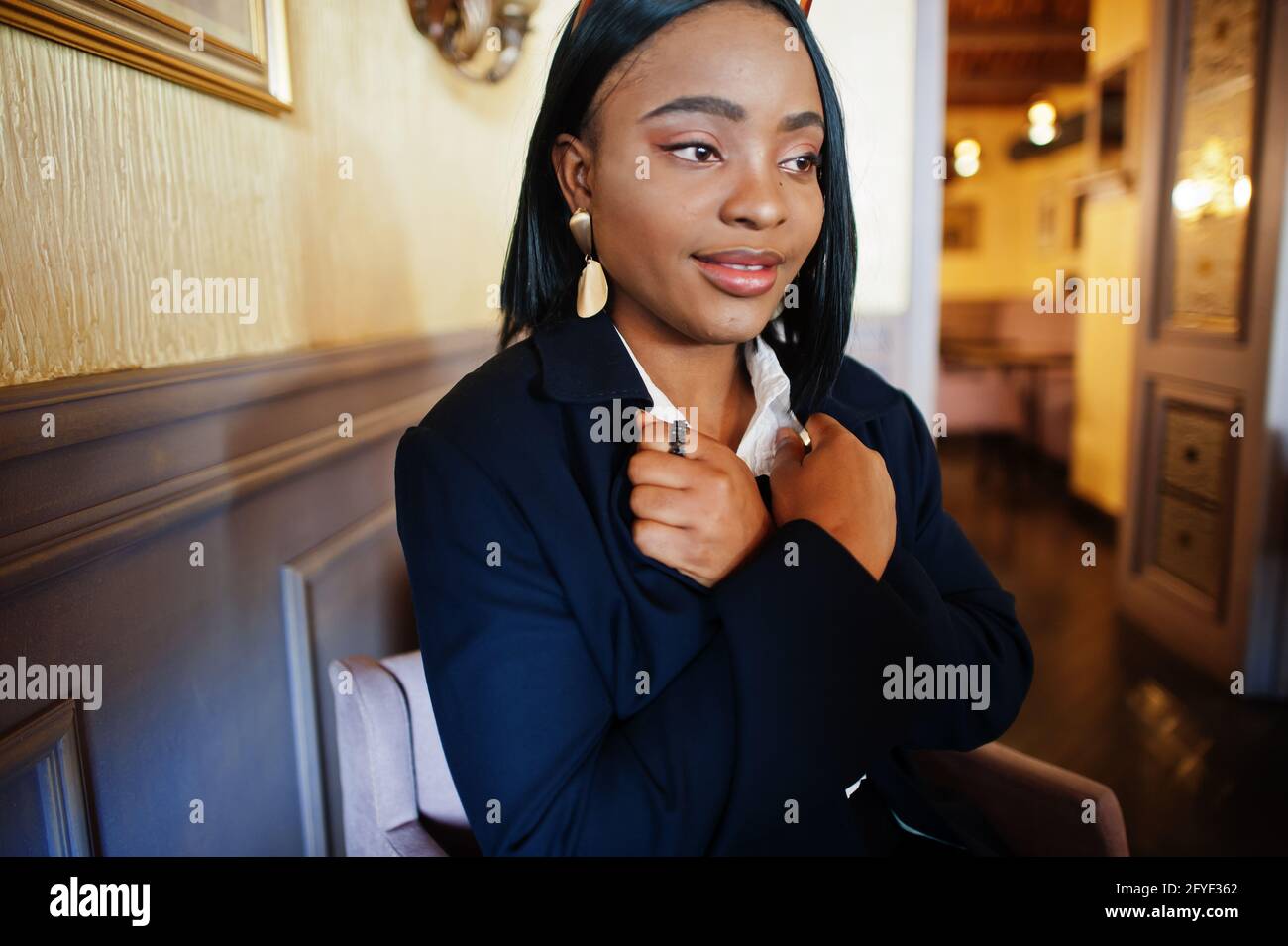 Young deaf mute african american woman using sign language Stock Photo ...
