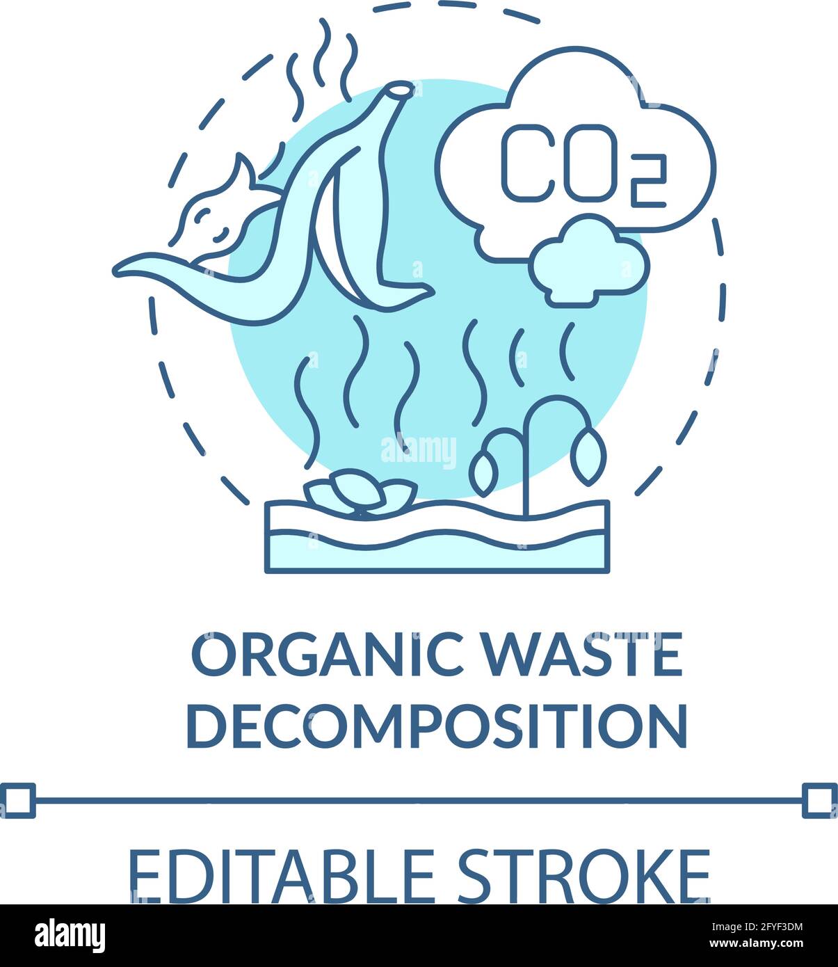 Organic waste decomposition concept icon Stock Vector Image & Art - Alamy Organic waste decomposition concept icon Stock Vector Image & Art - Alamy