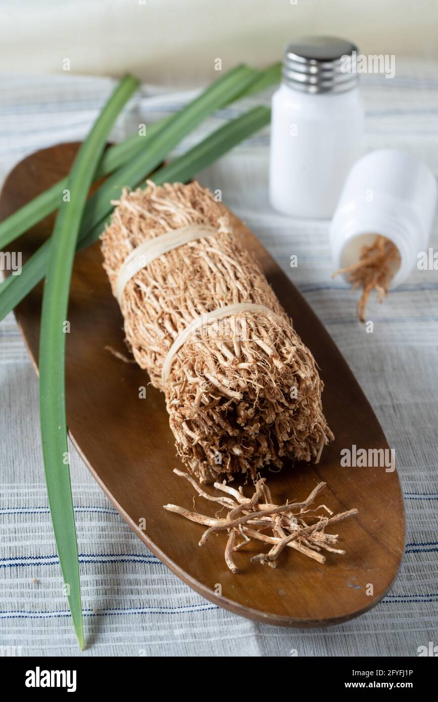 Vetiver roots hi-res stock photography and images - Alamy