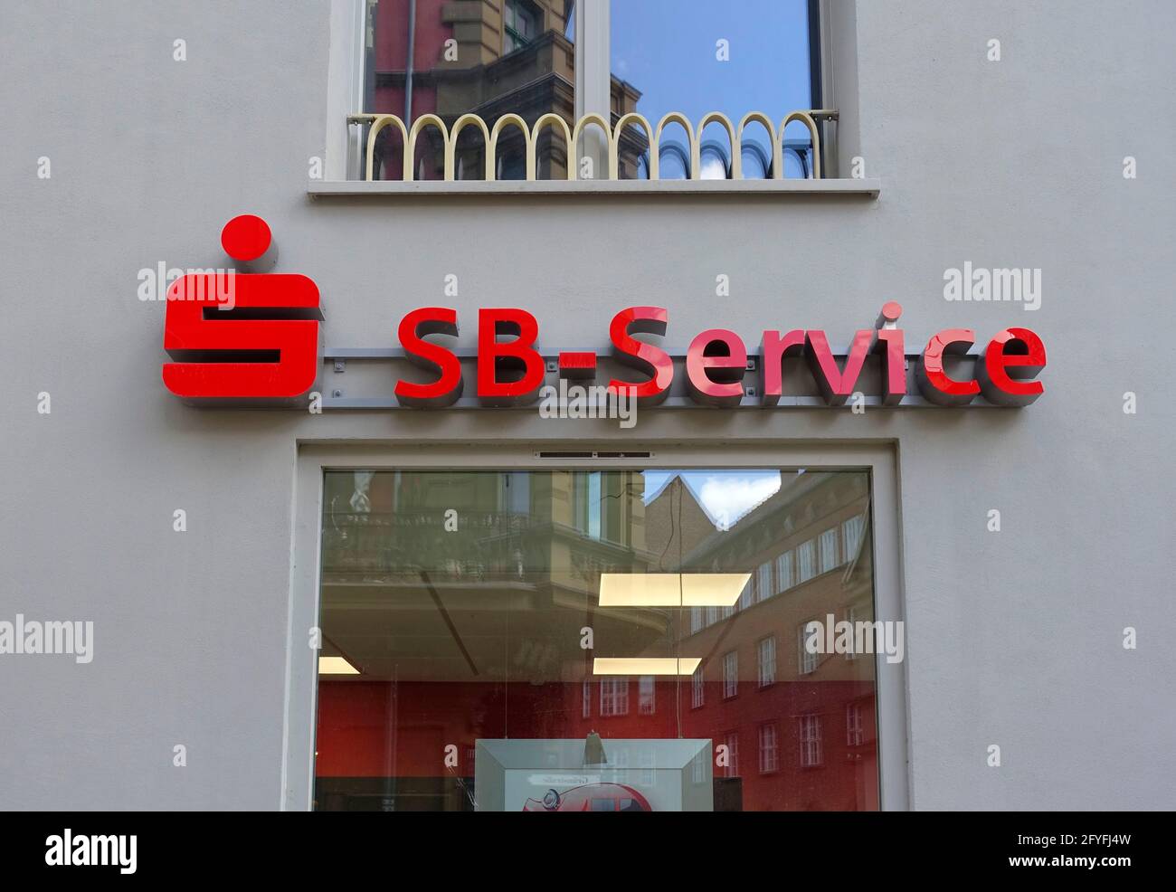Sparkasse SB-Service, Köpenick, Berlin Stock Photo - Alamy
