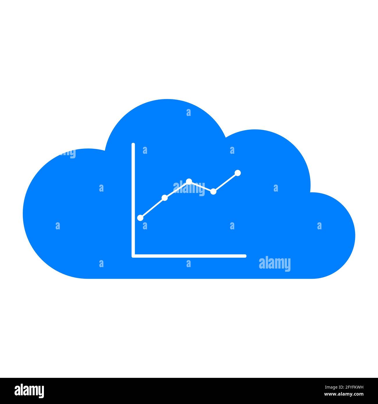 Chart and cloud Stock Photo - Alamy