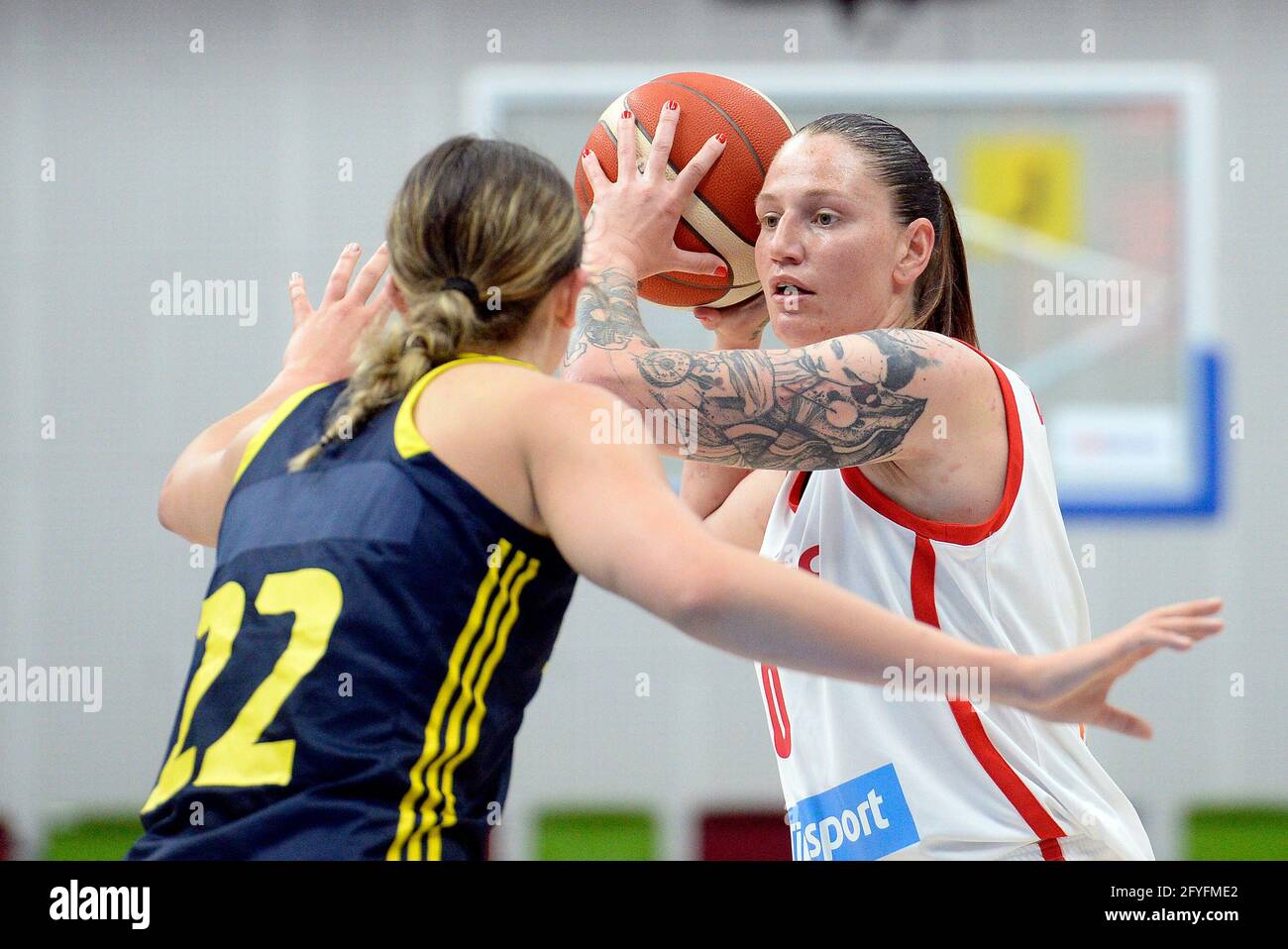 Prague, Czech Republic. 28th May, 2021. From left Emma Johanssonof ...